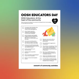 OOSH Educators Day – Network of Community Activities